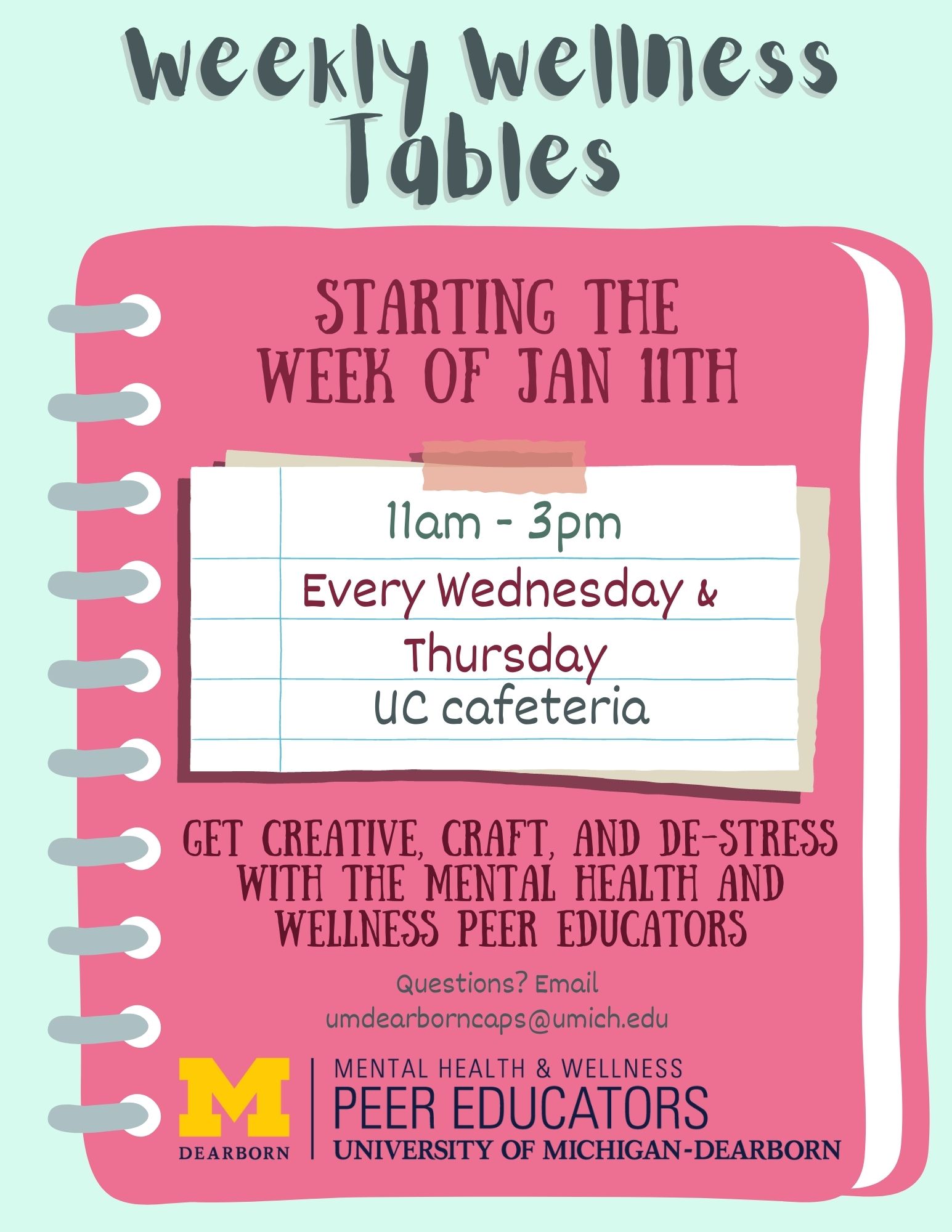 Mental Health and Wellness Peer Educators | University of Michigan-Dearborn