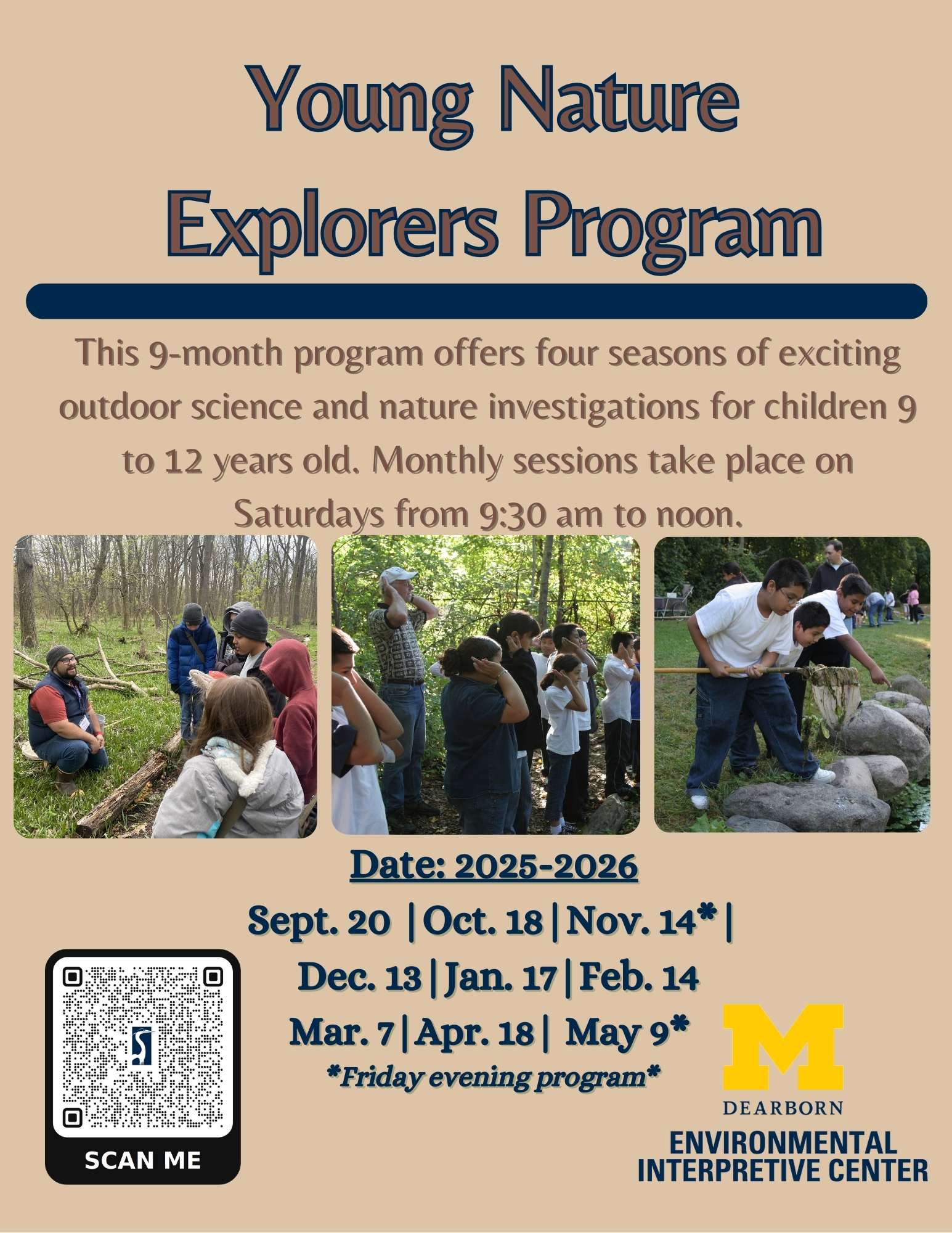 Nature Explorer Programs | University of Michigan-Dearborn