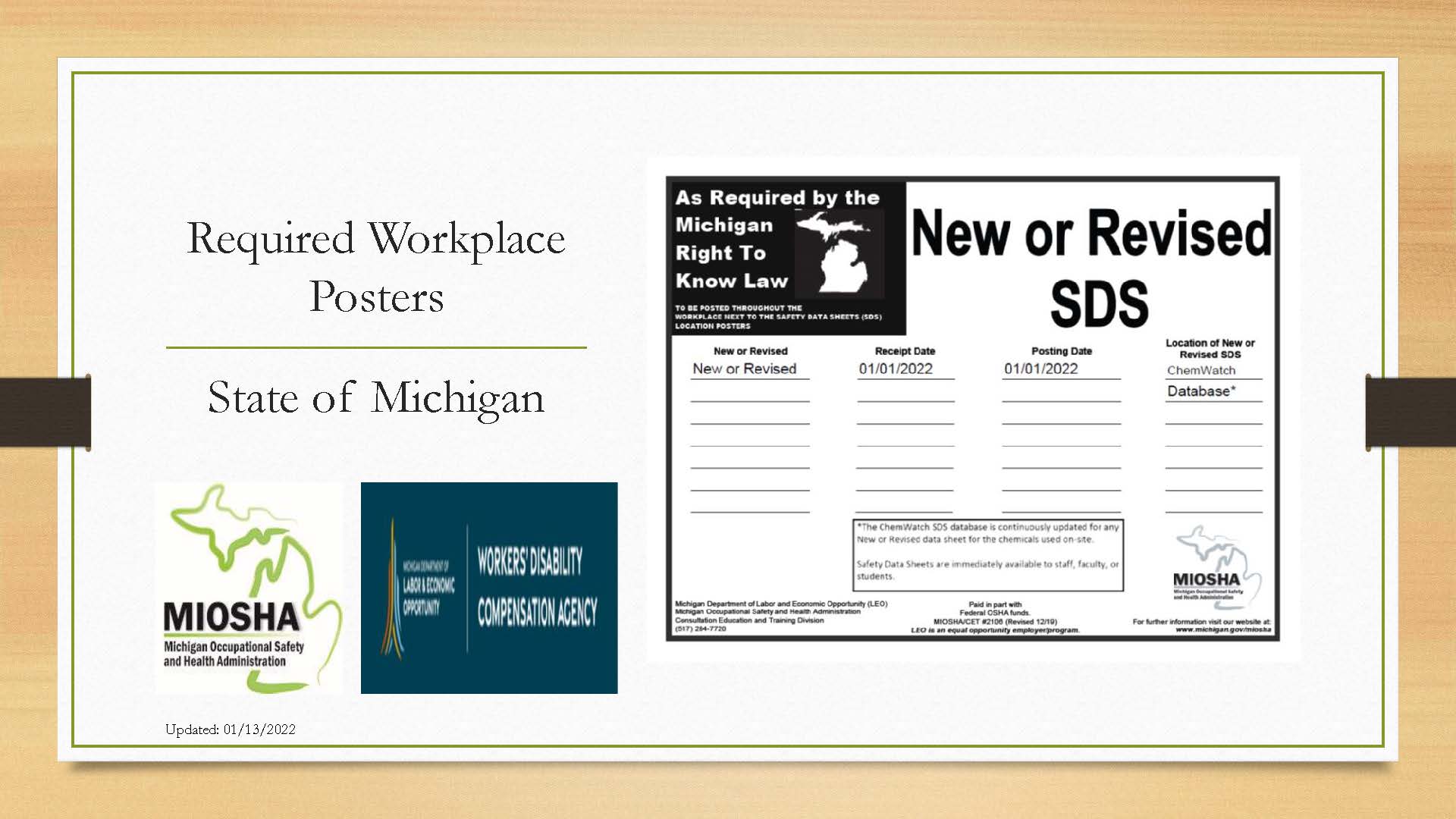 Required Workplace Posters | University of Michigan-Dearborn