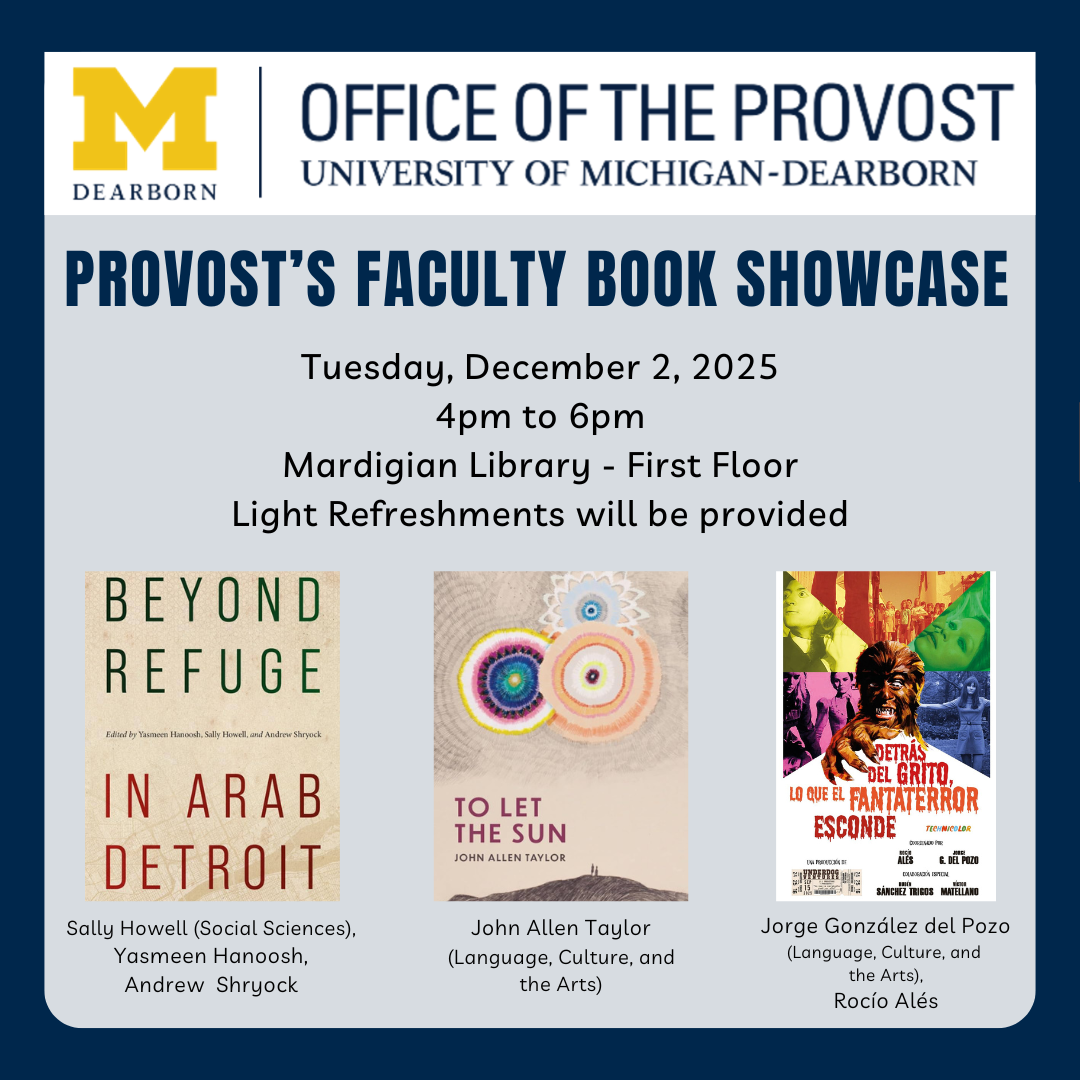 SUBJECT: Fall 2025 Provost Faculty Book Showcase | University of ...